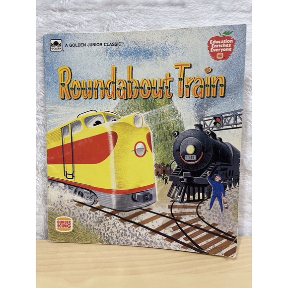 Toys | Vintage 1958 Roundabout Train Golden Junior Classic Burger King ...